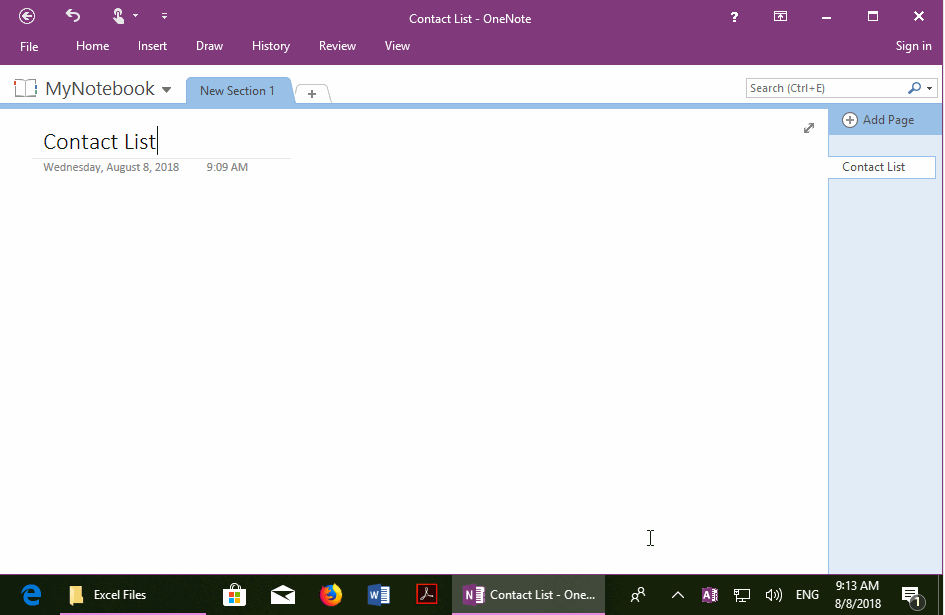Auto Sync And Refresh Contents Of Excel xlsx File To OneNote Office OneNote Gem Add Ins