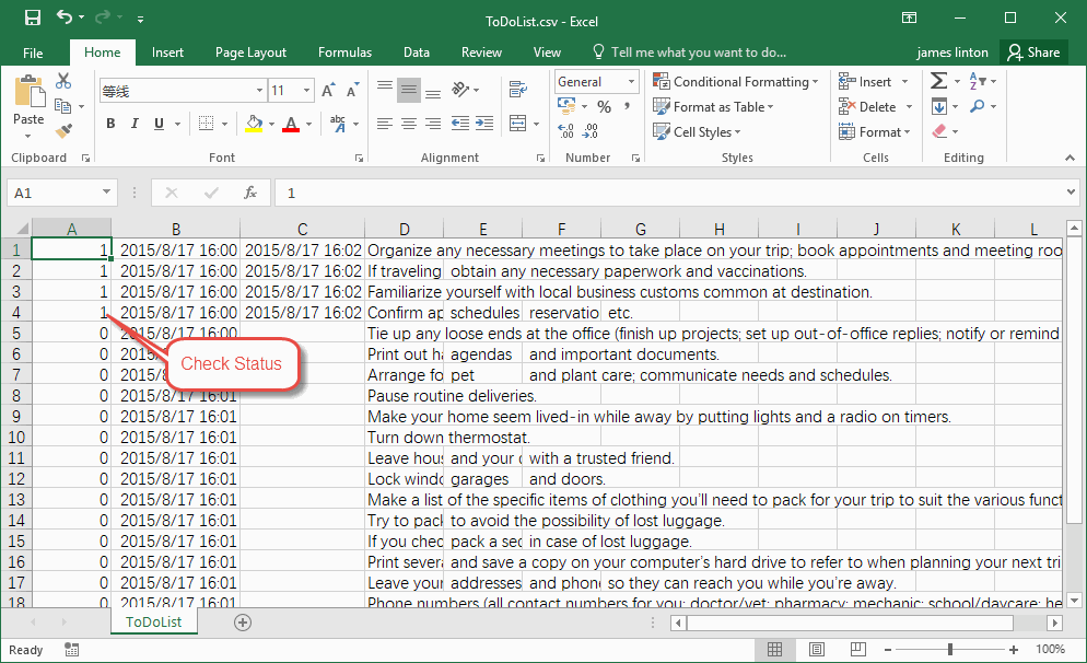 How To Export To Do List In Current OneNote Page To Excel Office