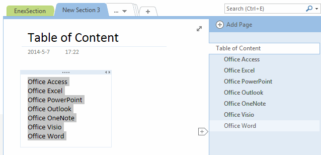Create OneNote Subpages With Selected Paragraphs Office OneNote Gem 