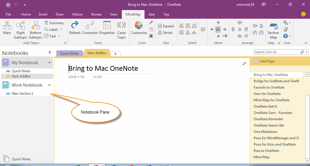How To Pin Notebook Tree Pane To Left Side Of OneNote Office OneNote 