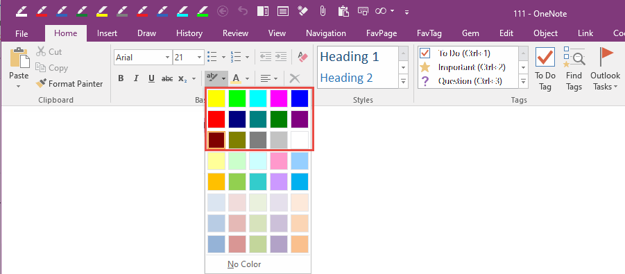 Create New OneNote Page To Save The Highlight Text Office OneNote Gem 