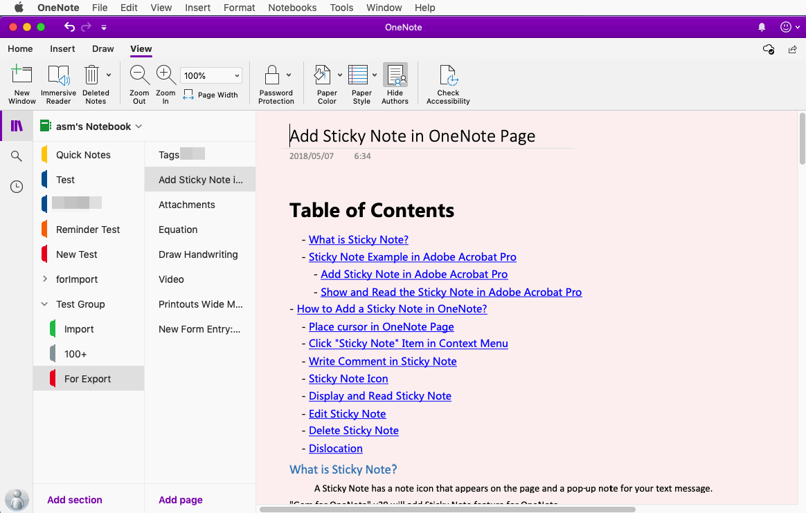 Mac Export The Notebook Structure From OneNote In Bulk And Export The 