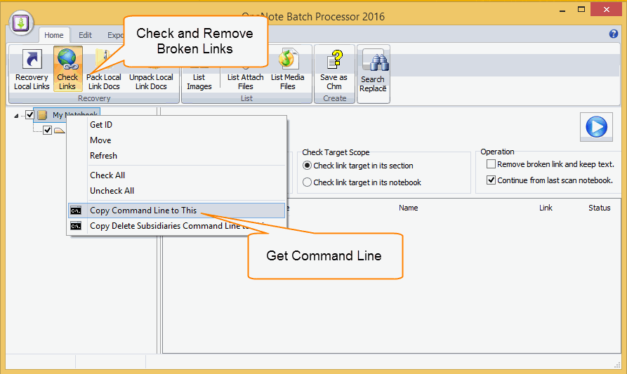 Automatic Check And Remove OneNote Broken Links Office OneNote Gem 
