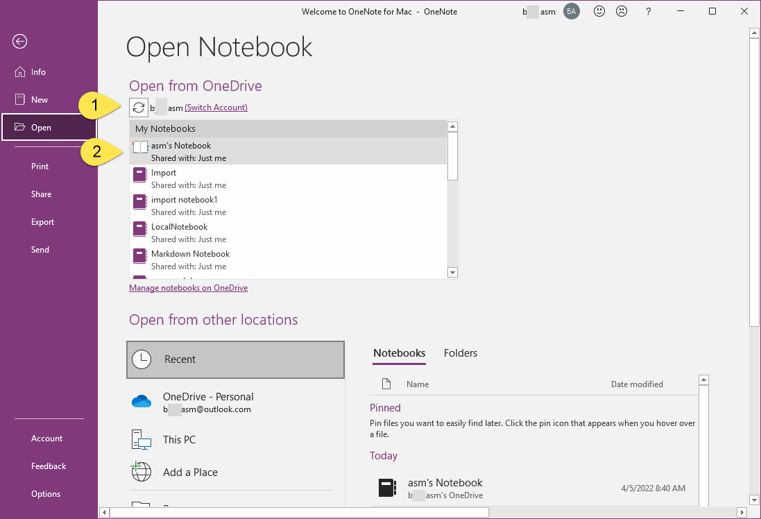 How To Transfer A OneNote Notebook From One OneDrive Account To Another OneDrive Account 