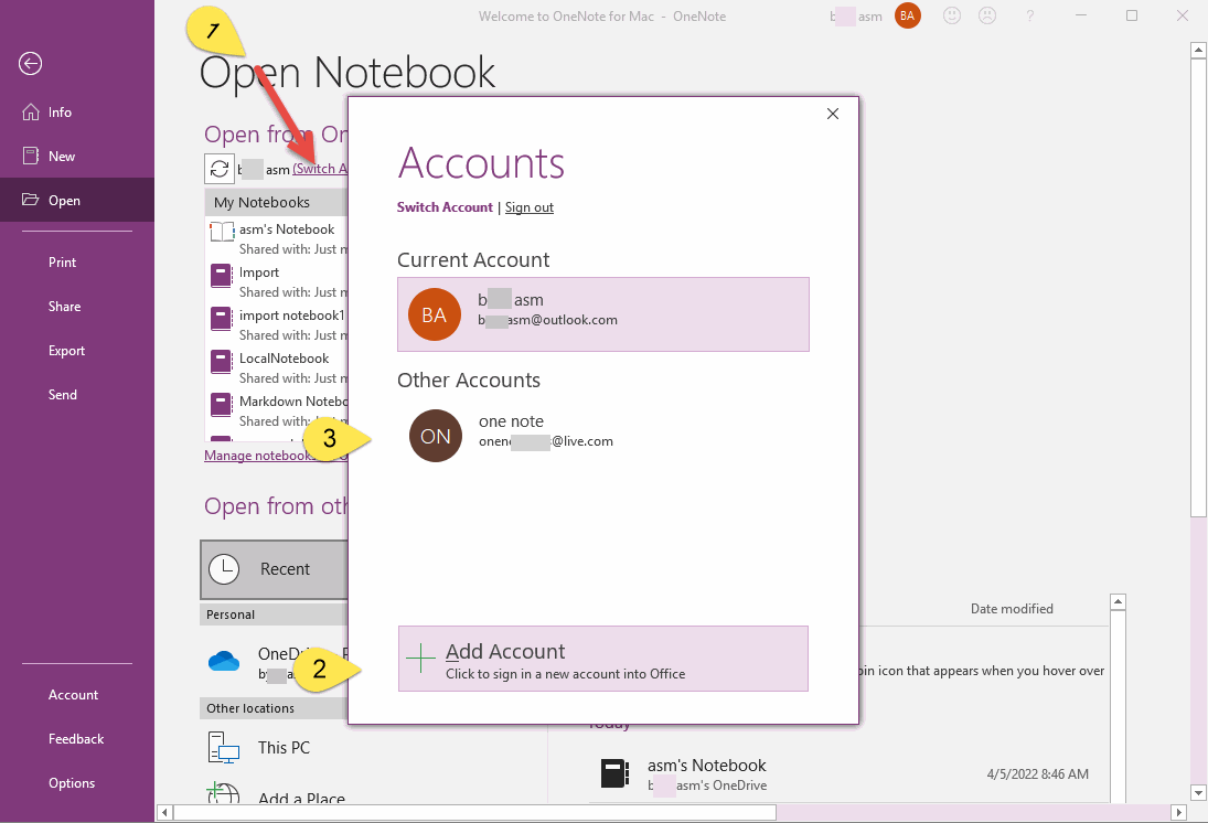 How To Transfer A OneNote Notebook From One OneDrive Account To Another 