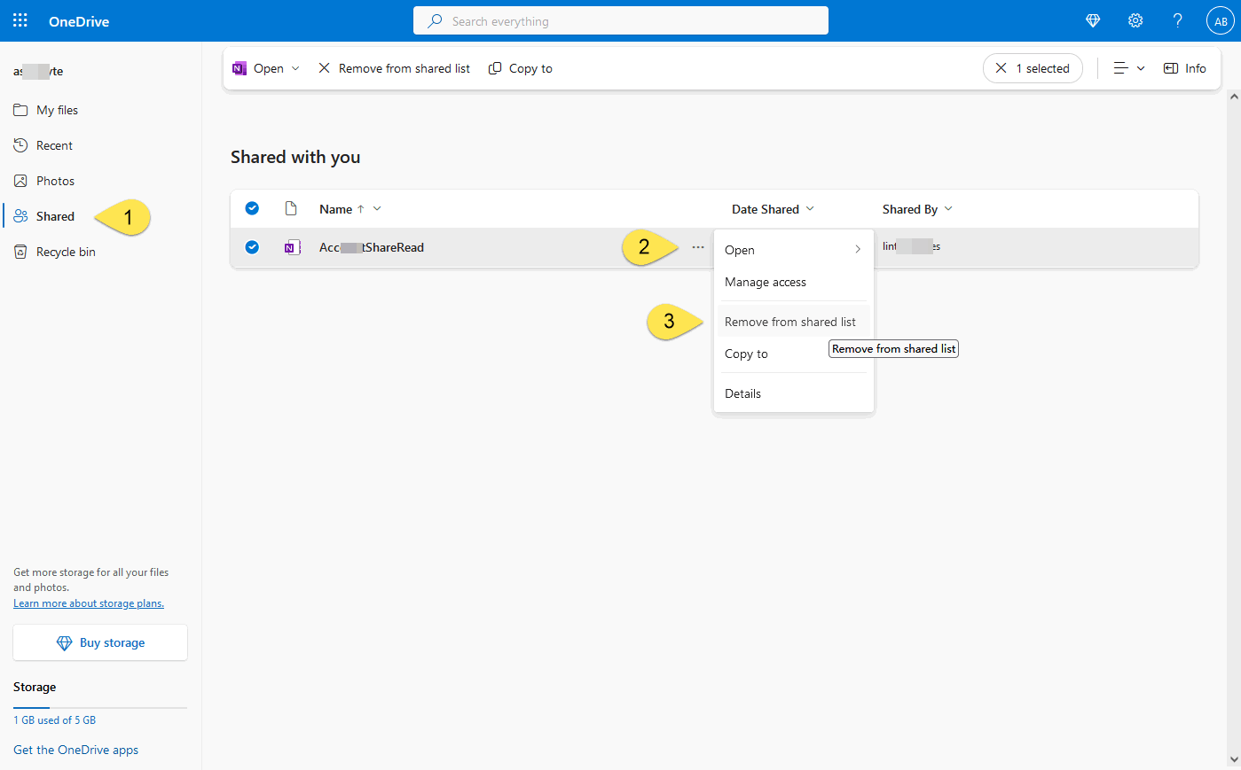 How To Remove Myself From A Shared OneNote Notebook Of Someone 